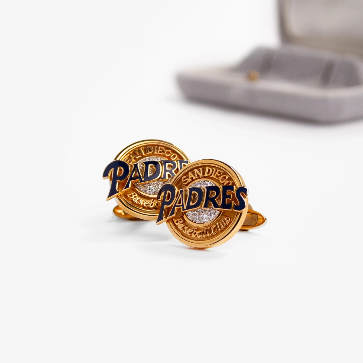 San Diego Padres Gold Cufflinks