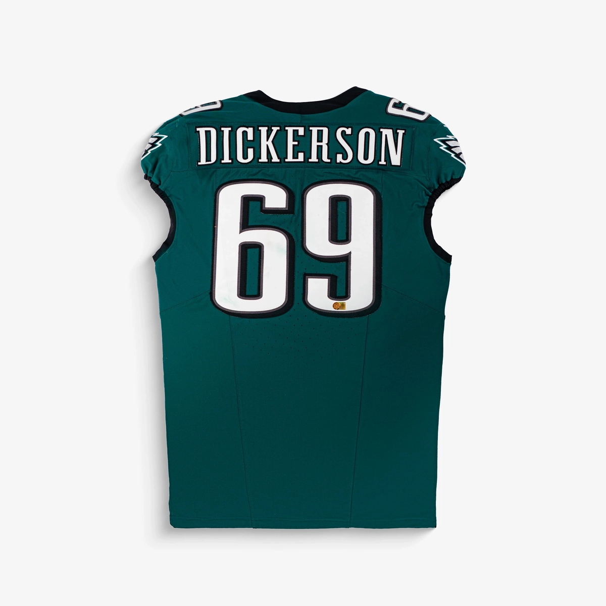 Landon Dickerson Game-Used Philadelphia Eagles Jersey vs. Atlanta ...