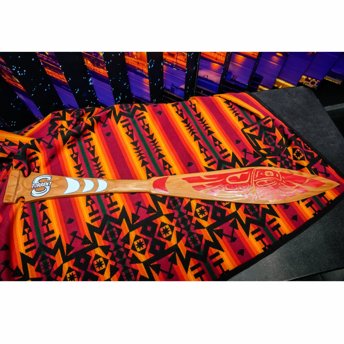 [JUST ADDED] Hand-Carved Paddle by David Wilson for Indigenous Peoples ...