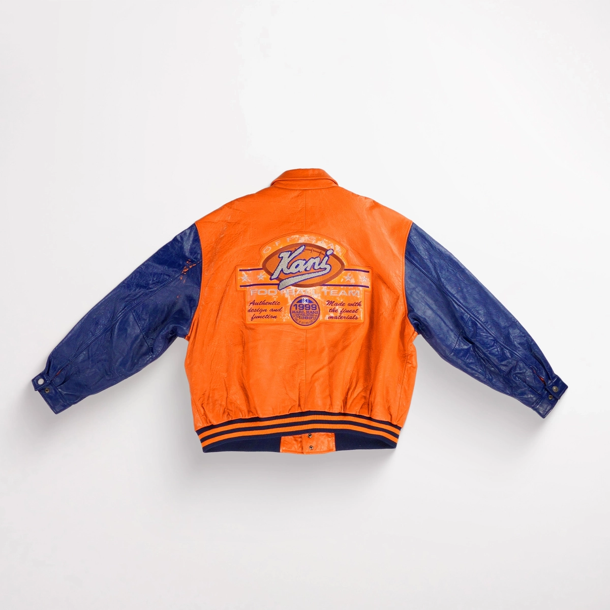 Karl Kani All Star Football Team Leather Jacket