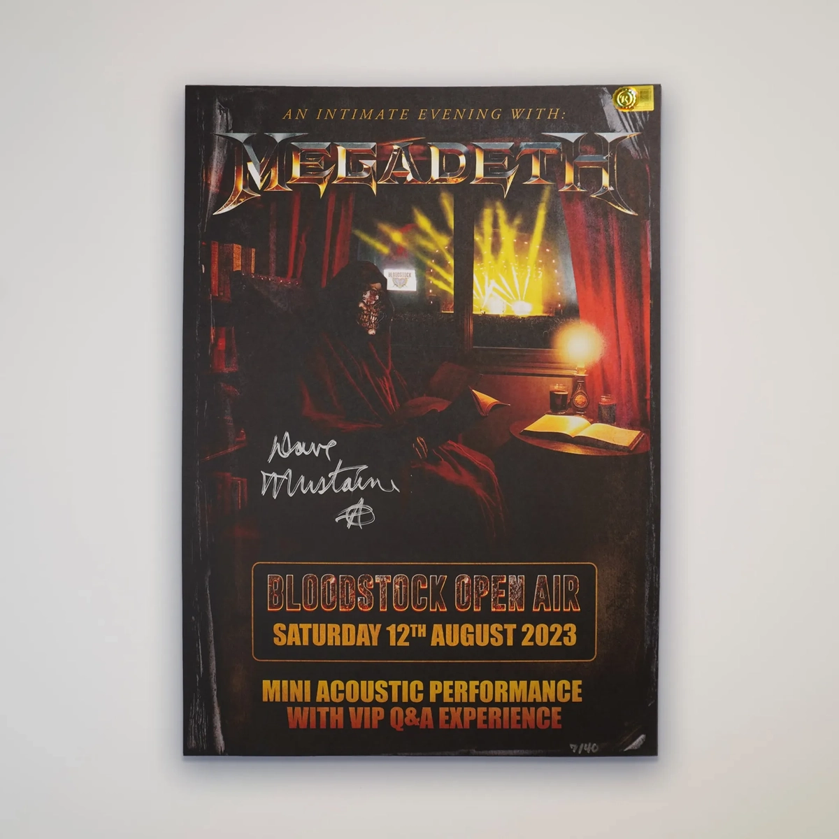 Autographed Bloodstock Tour Poster (7/40)
