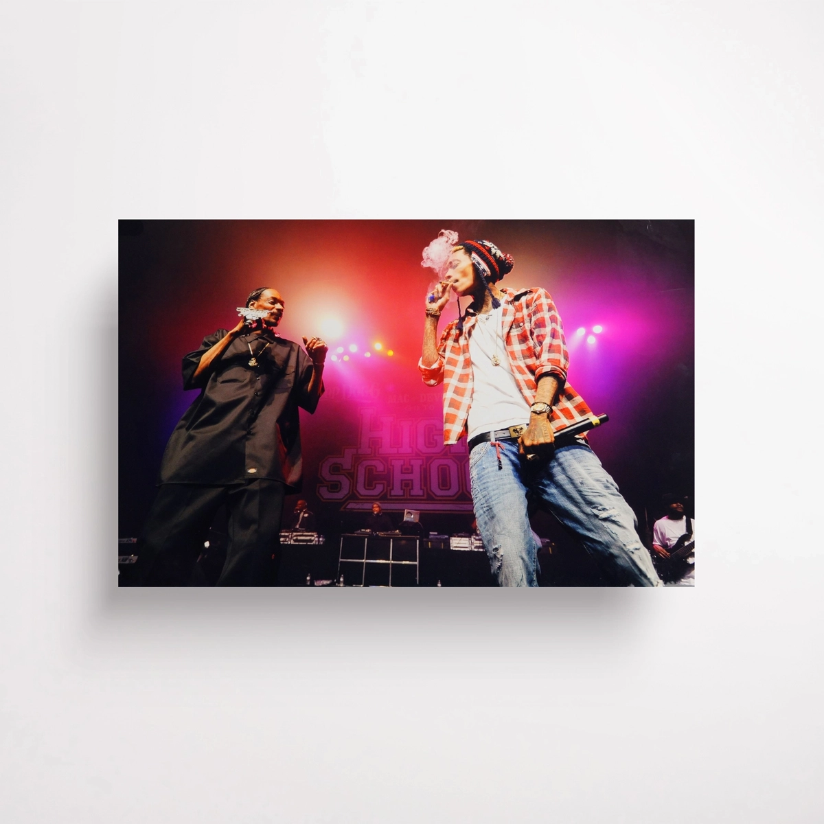 Snoop Dogg and Wiz Khalifa High School Reunion Tour (Color Photo Print)