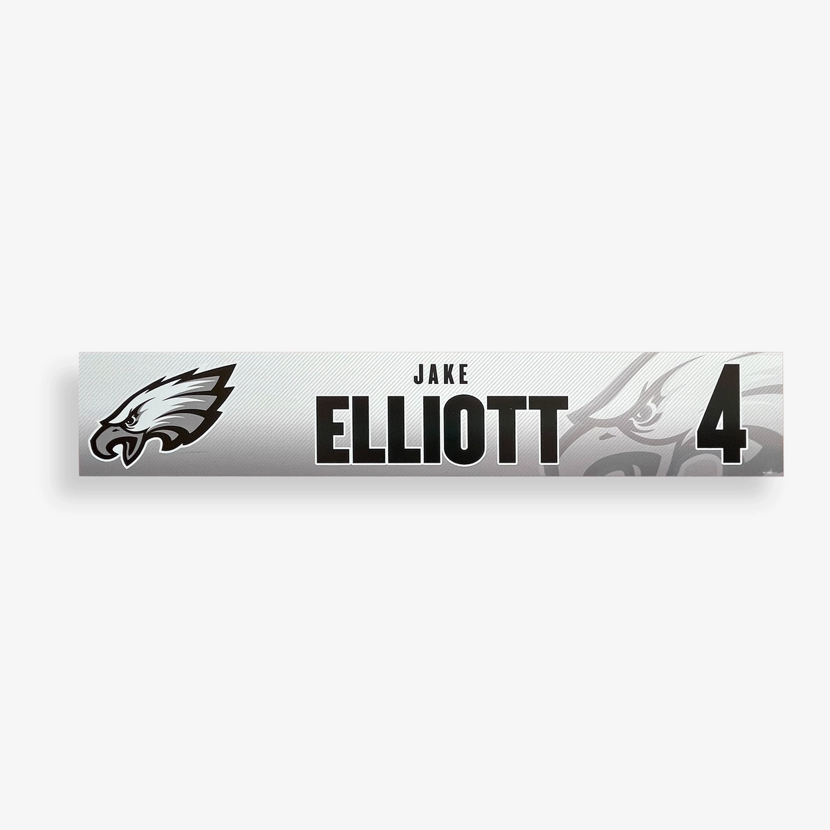 Jake Elliott Game-Used Philadelphia Eagles Locker Name Plate - (9/21/25)