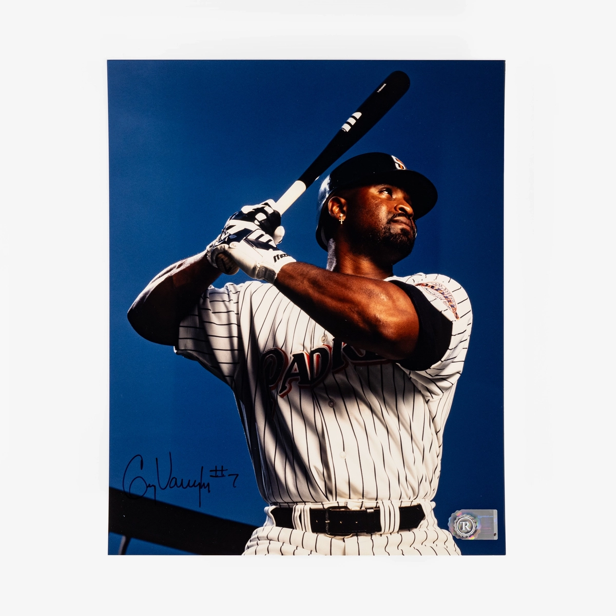 Greg Vaughn Autographed Photo (Unframed)
