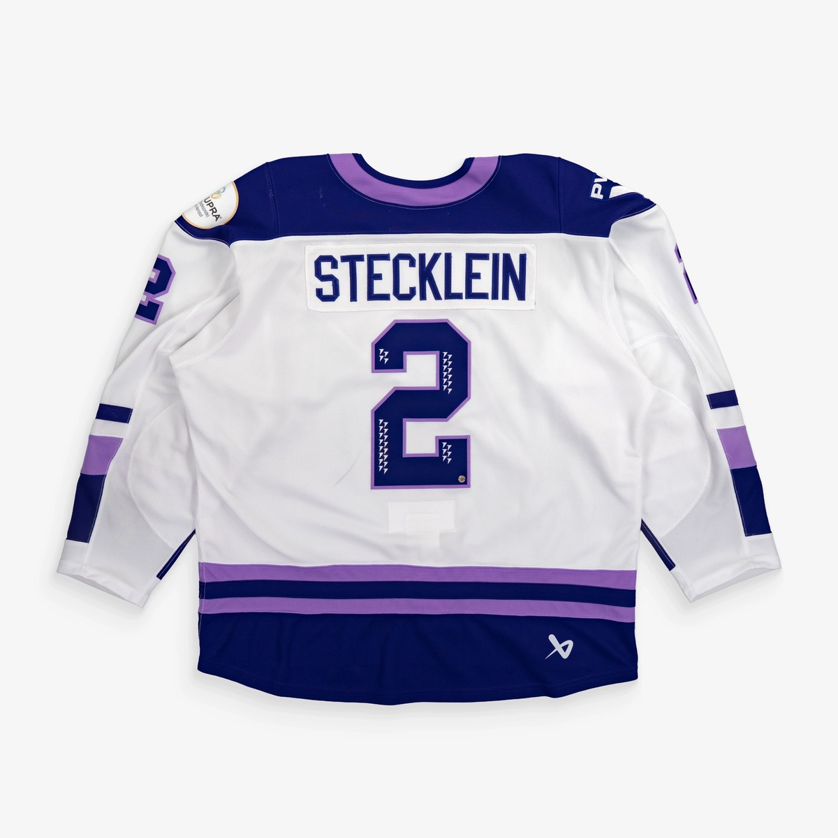 Game-Used Lee Stecklein Minnesota Frost Jersey (2024–25 Season)