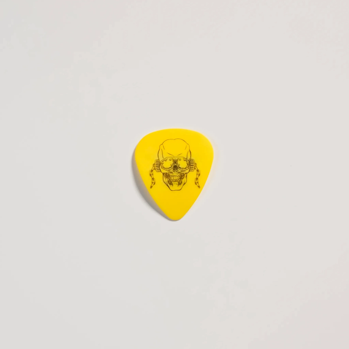 Dave Mustaine Yellow Tortex Guitar Pick