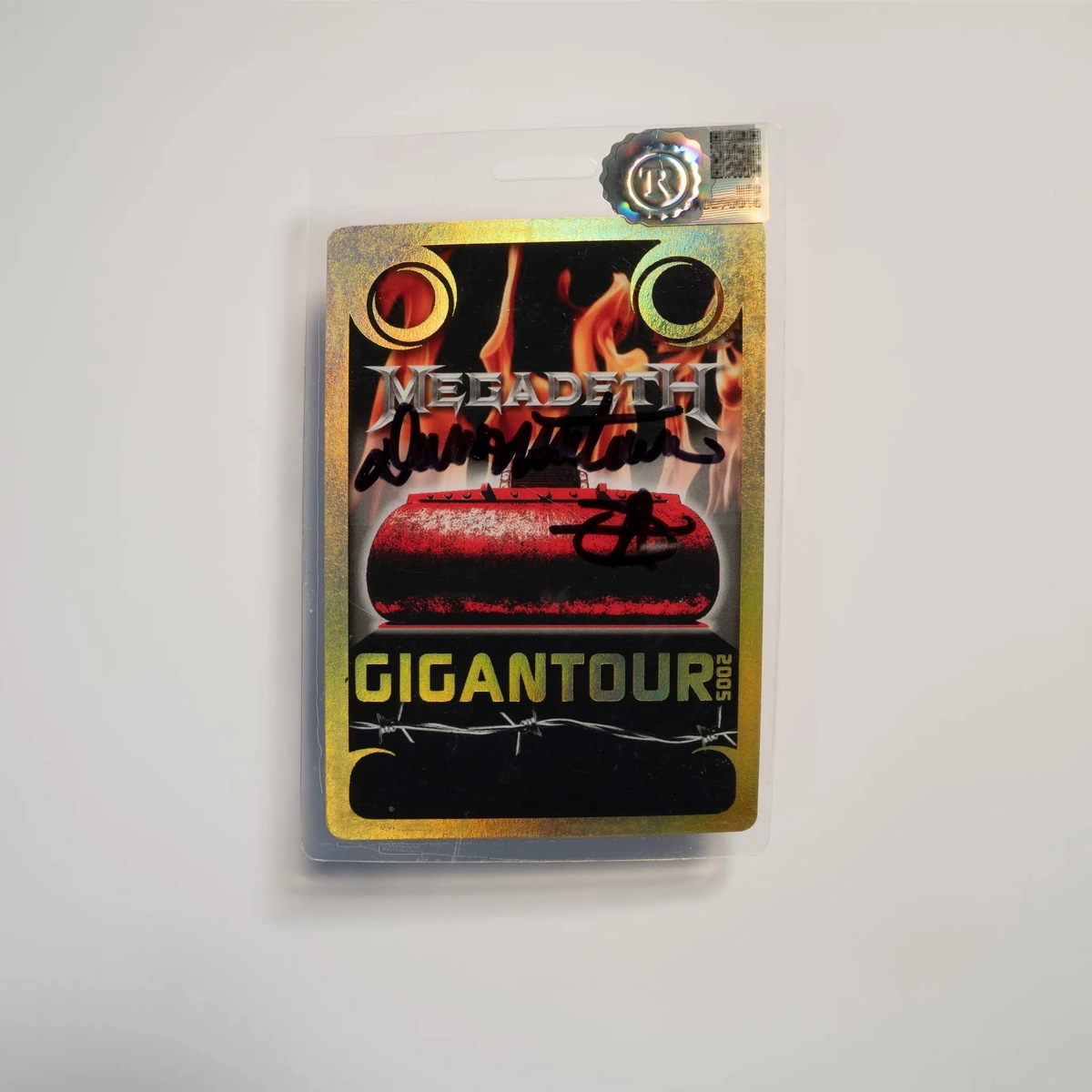 2005 Gigantour Signed VIP Pass