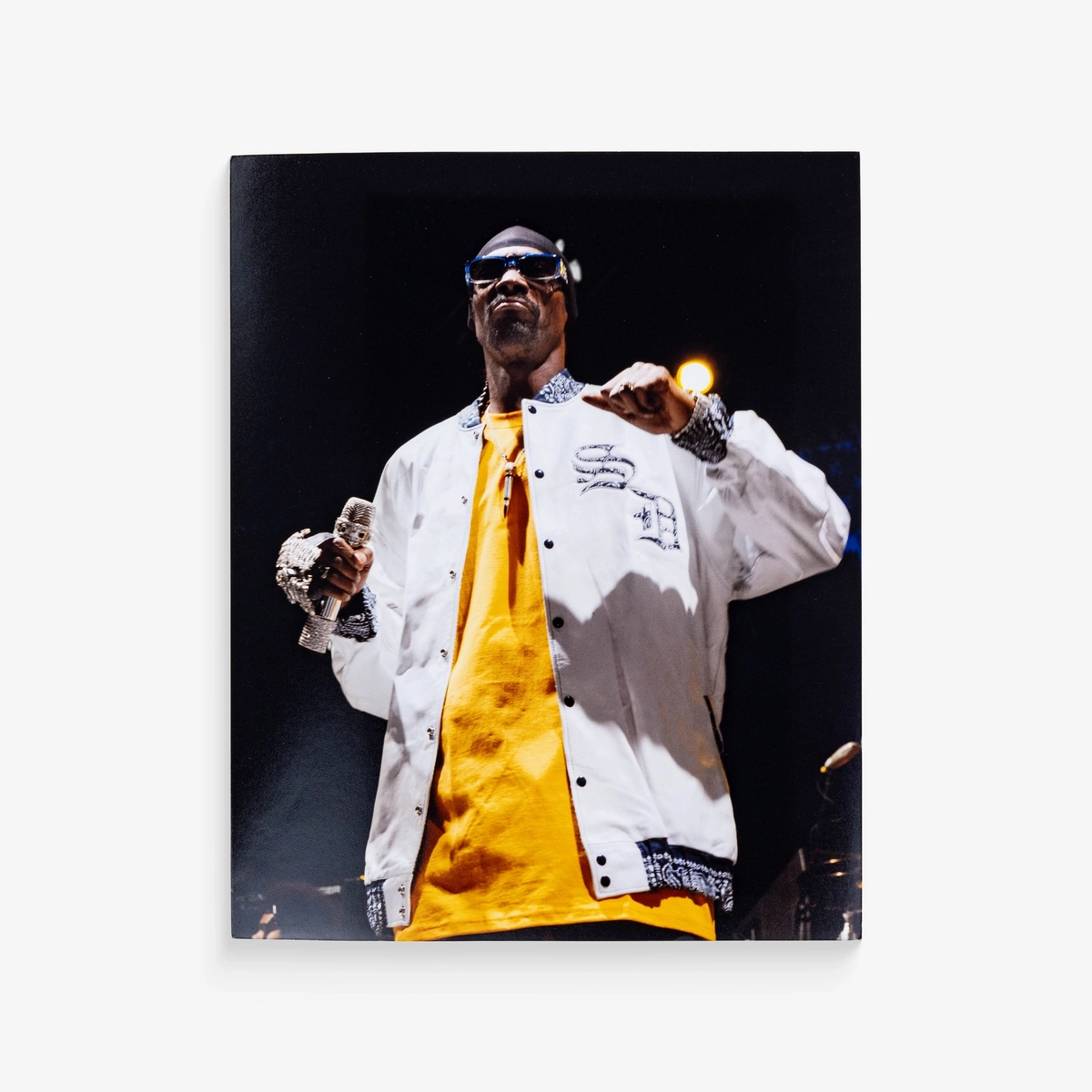 Snoop Dogg Performing in Custom "SD" Jacket (Color Photo Print)